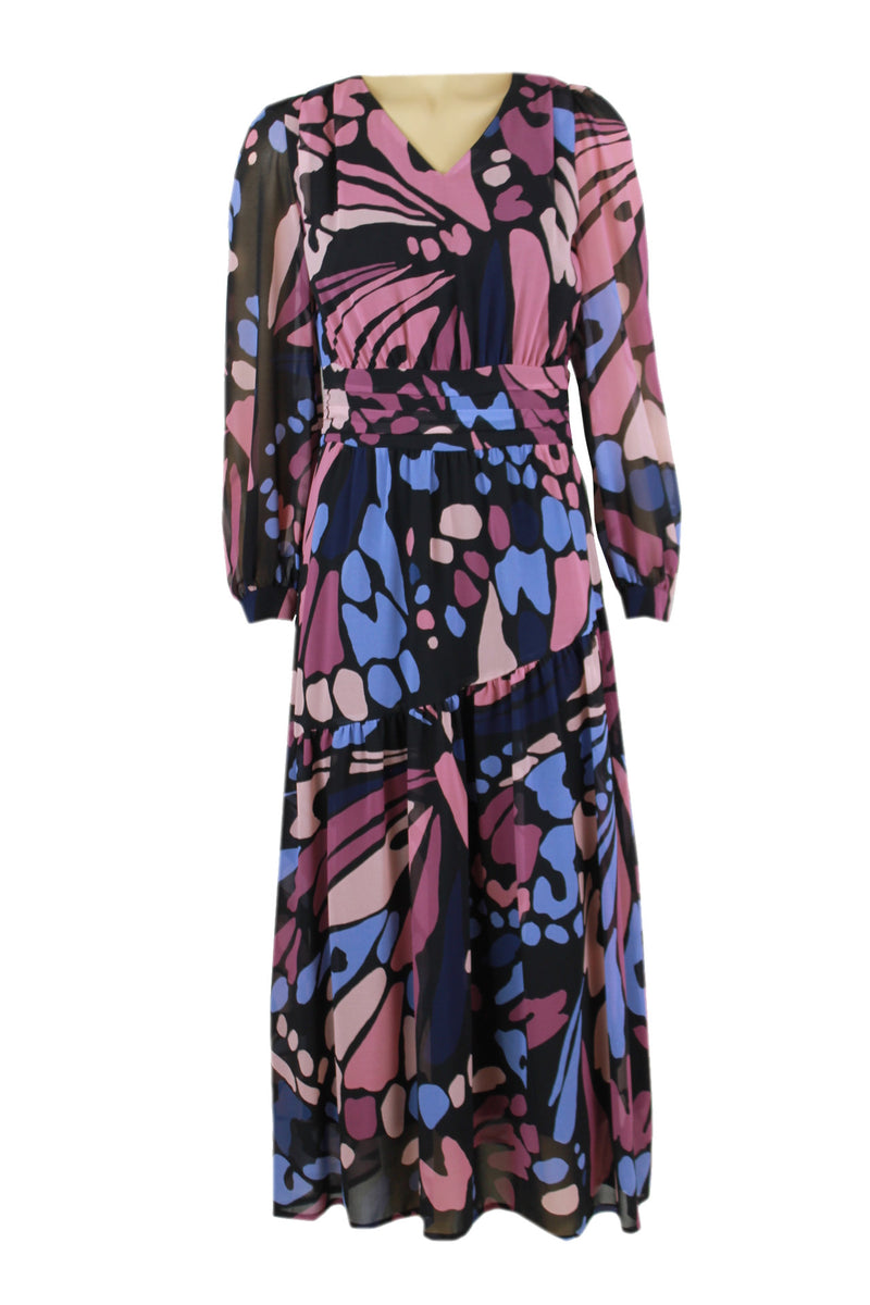 Caroline Biss lange jurk met een prachtige print. – Rosa Fashion Outlet